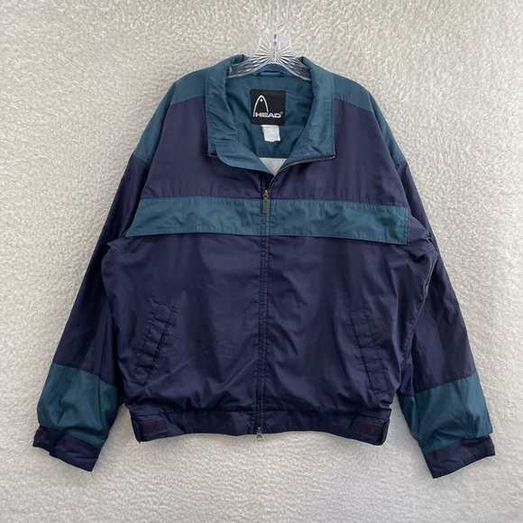 Head | Jackets & Coats | Vintage Head Tennis Windbreaker Jacket Xl Mens ...
